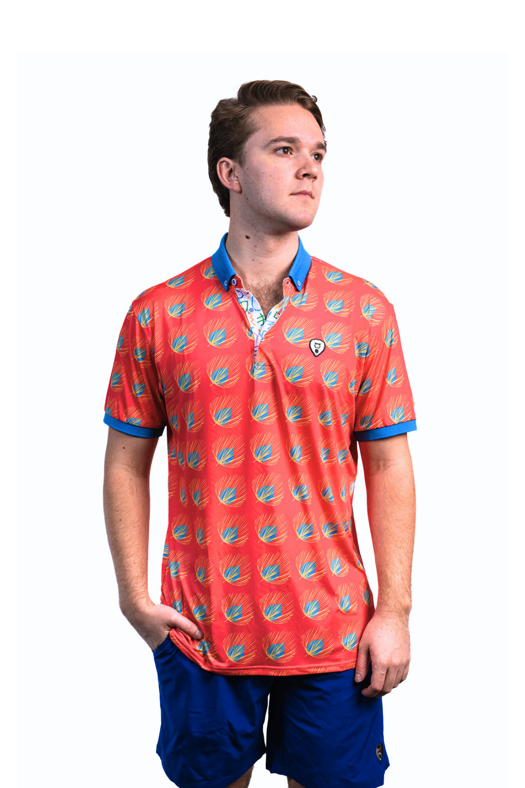 PEACOCK GOLF POLO | Mad Chuck™