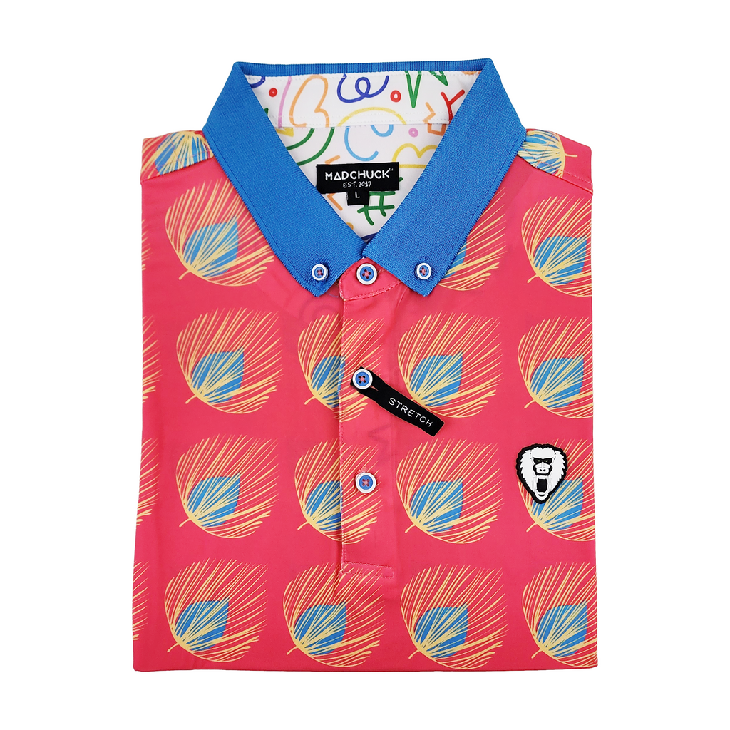 PEACOCK GOLF POLO | Mad Chuck™